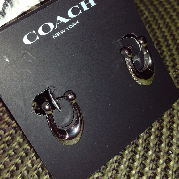 Coach | Jewelry | Coach Rhinestone Earrings | Poshmark